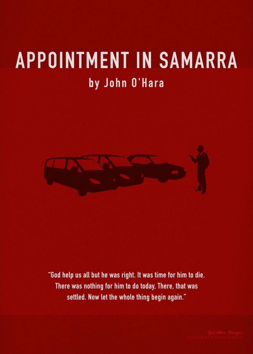 'Appointment In Samarra ' Poster, picture, metal print, paint by Design ...