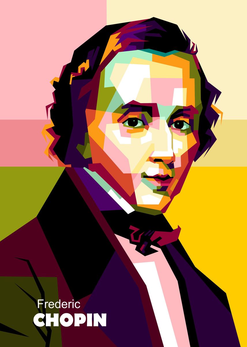 'FREDERIC CHOPIN' Poster, picture, metal print, paint by AMIRUDIN 06 ...