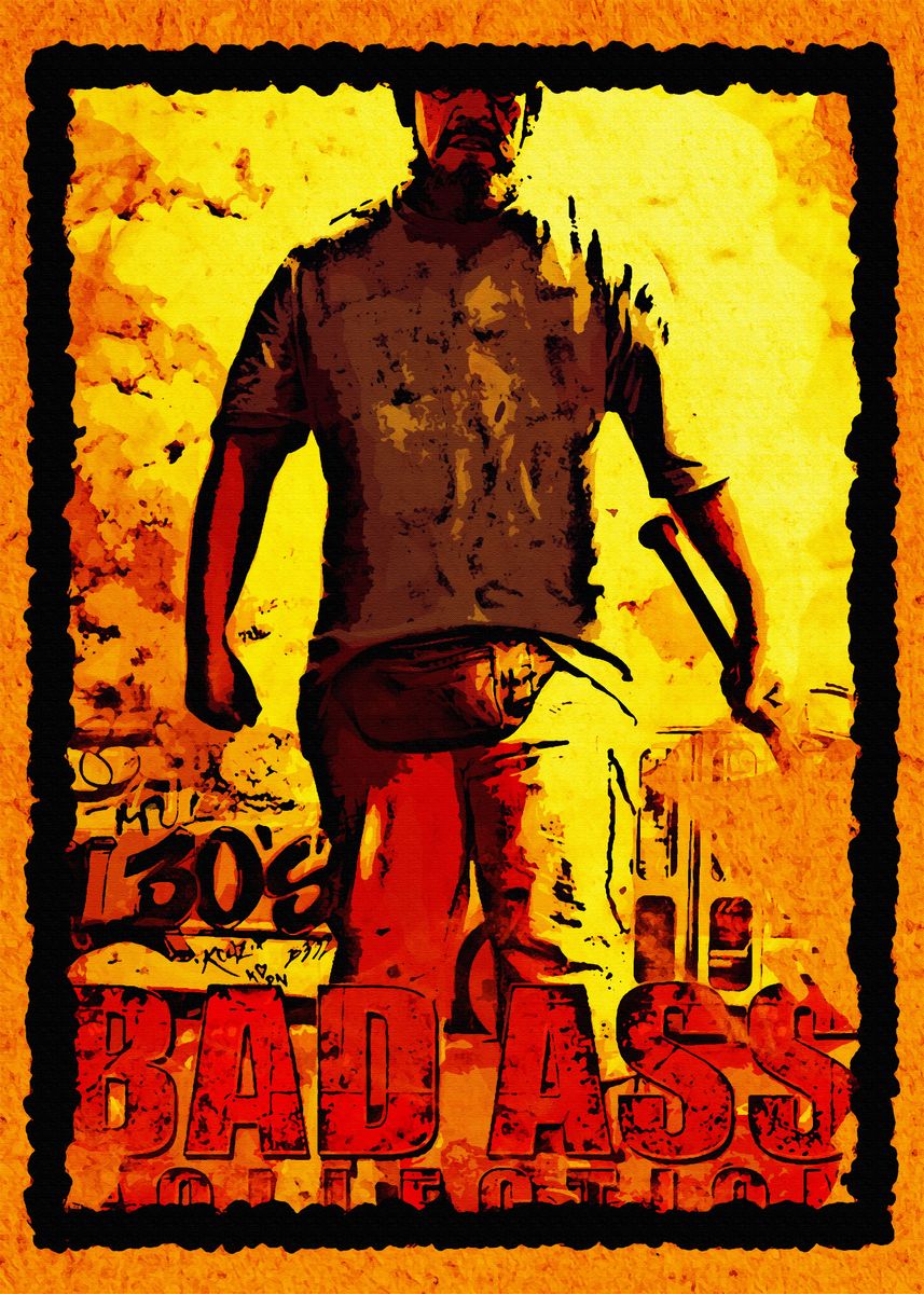 'Bad Ass Collection' Poster by Zain Brookes | Displate