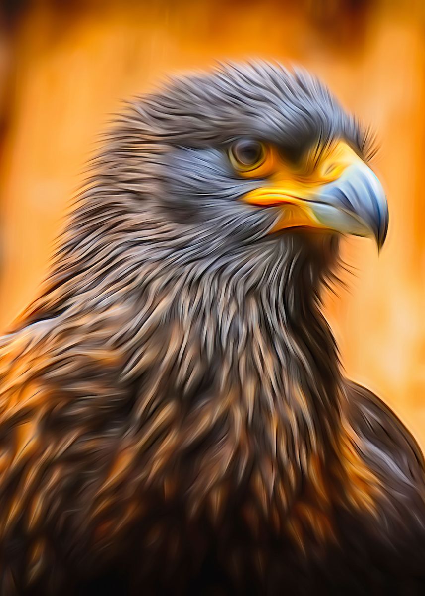 'Buzzard' Poster, picture, metal print, paint by Armstrong | Displate