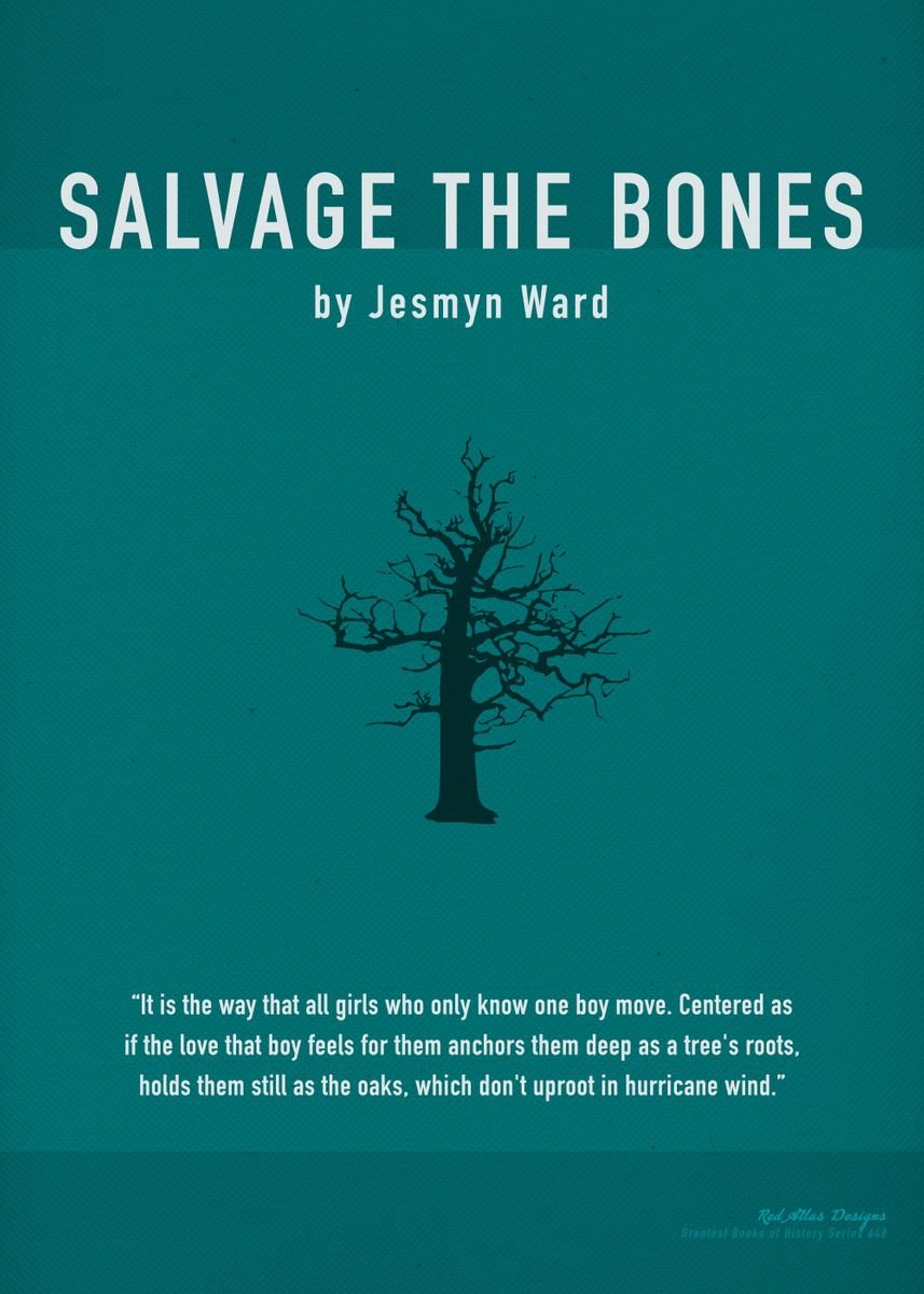 'Salvage The Bones Book Art' Poster, picture, metal print, paint by ...
