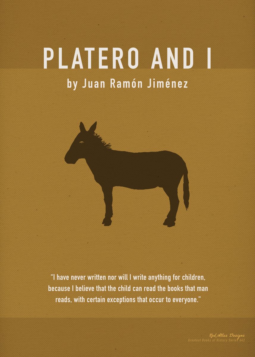 'Platero and I Book Art ' Poster by Design Turnpike | Displate
