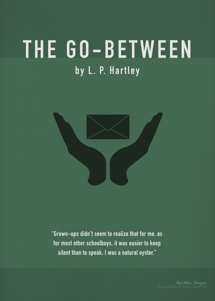 'The Go Between Book Art ' Poster, picture, metal print, paint by ...