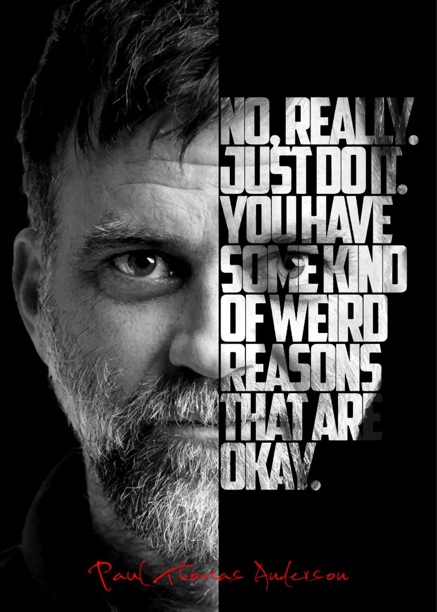 'Paul Thomas Anderson' Poster, picture, metal print, paint by ...