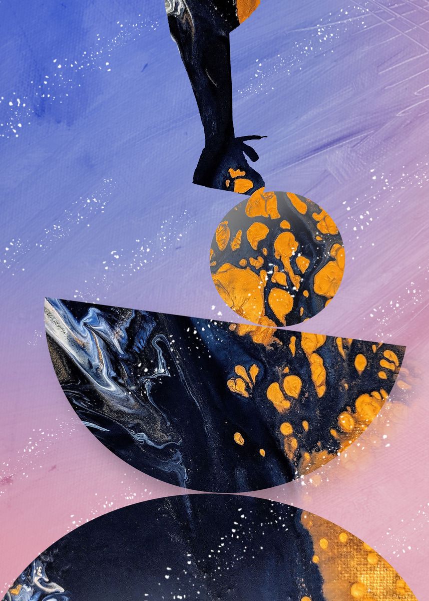 'Balancing Act of Life' Poster by Shaurya Varshney | Displate