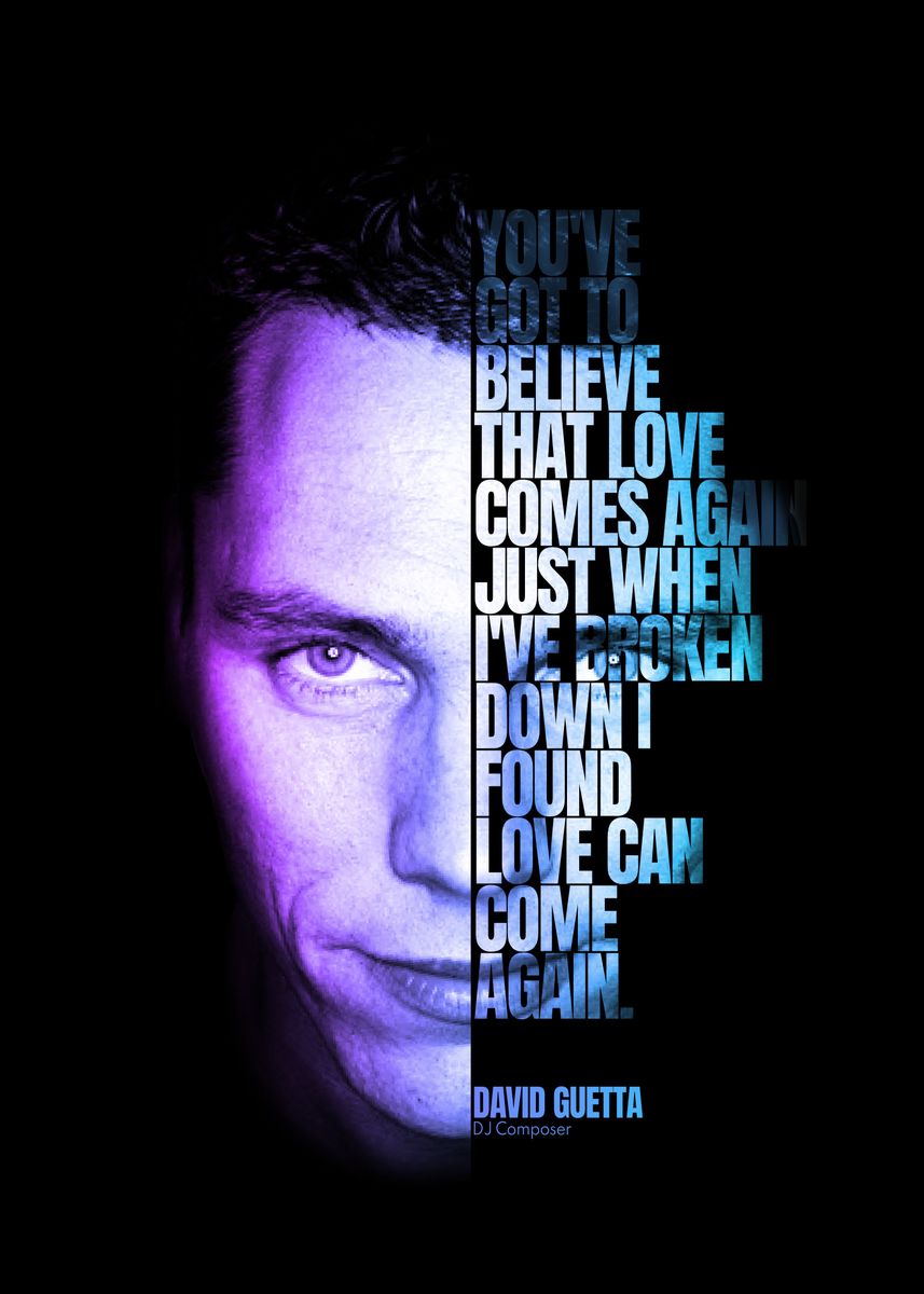 'Pierre David Guetta DJ' Poster, picture, metal print, paint by erwin ...