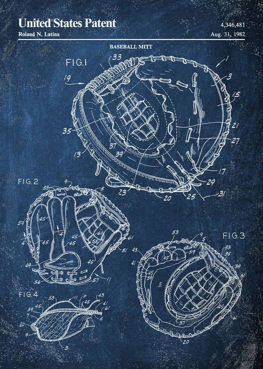 '1982 baseball matt' Poster, picture, metal print, paint by Project X ...