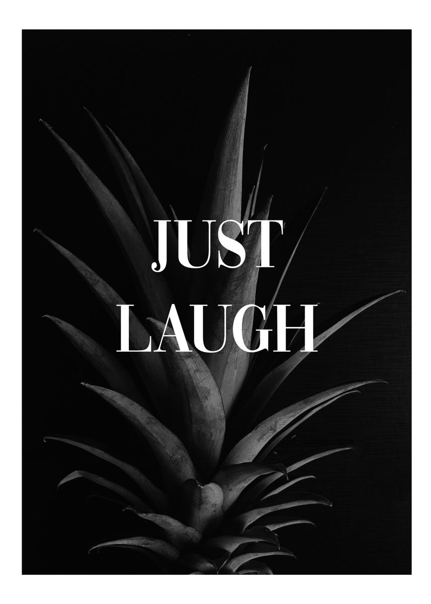 'just laugh' Poster, picture, metal print, paint by BURRY Nature Photos ...
