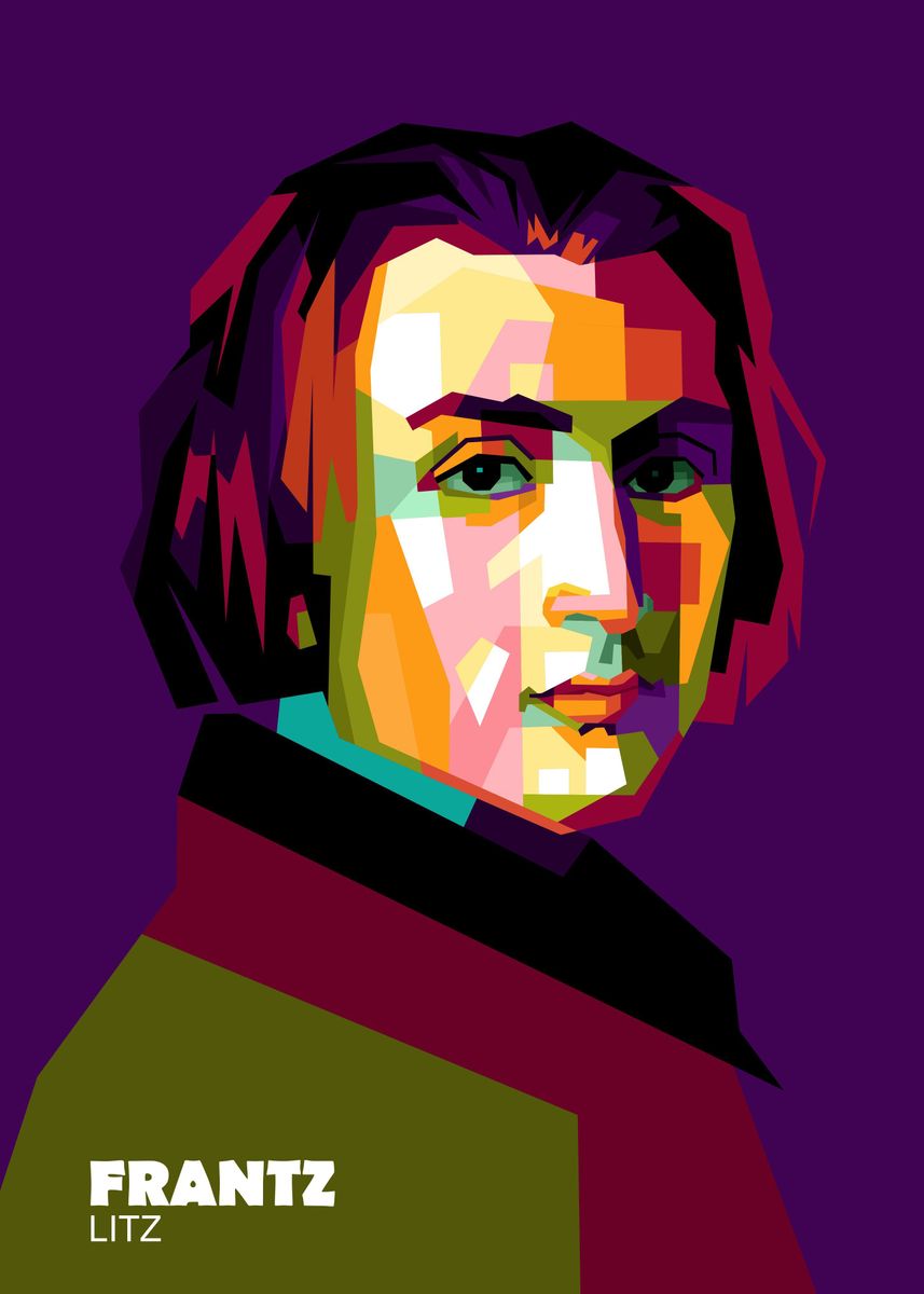 'FRANTZ LITZ IN POP ART' Poster, picture, metal print, paint by ...