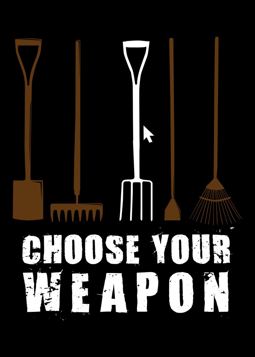 'Cleaning weapons' Poster, picture, metal print, paint by ...