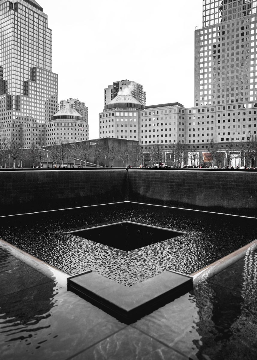 'Ground Zero Memorial NYC' Poster by Max Ronn | Displate