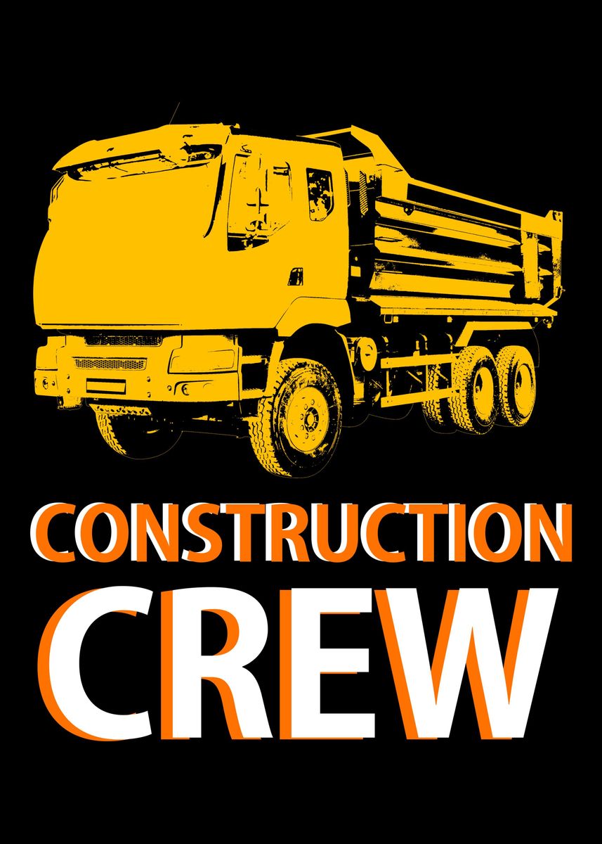 'Construction crew' Poster, picture, metal print, paint by John DonJoe ...