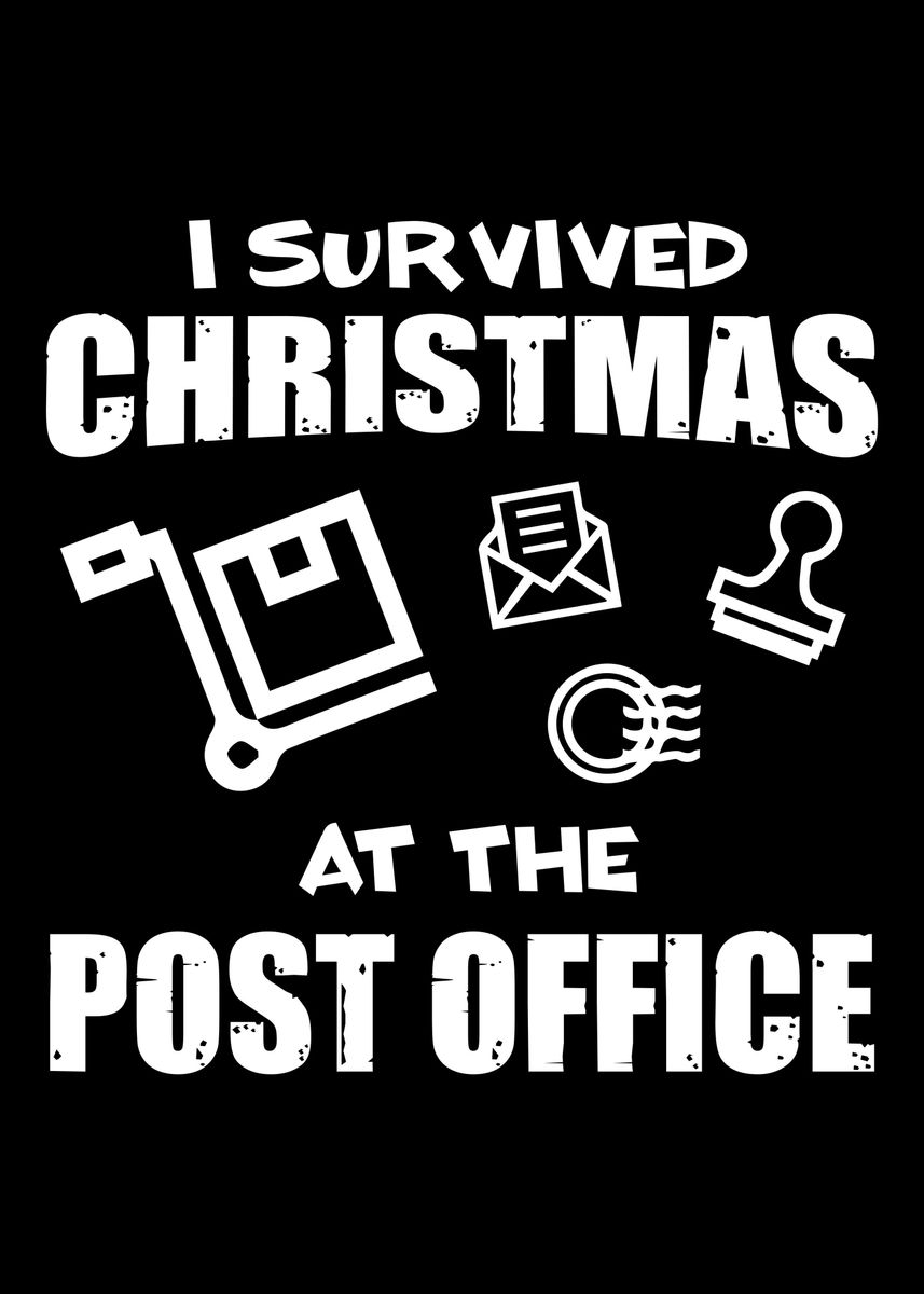 'Post office staff' Poster, picture, metal print, paint by ...