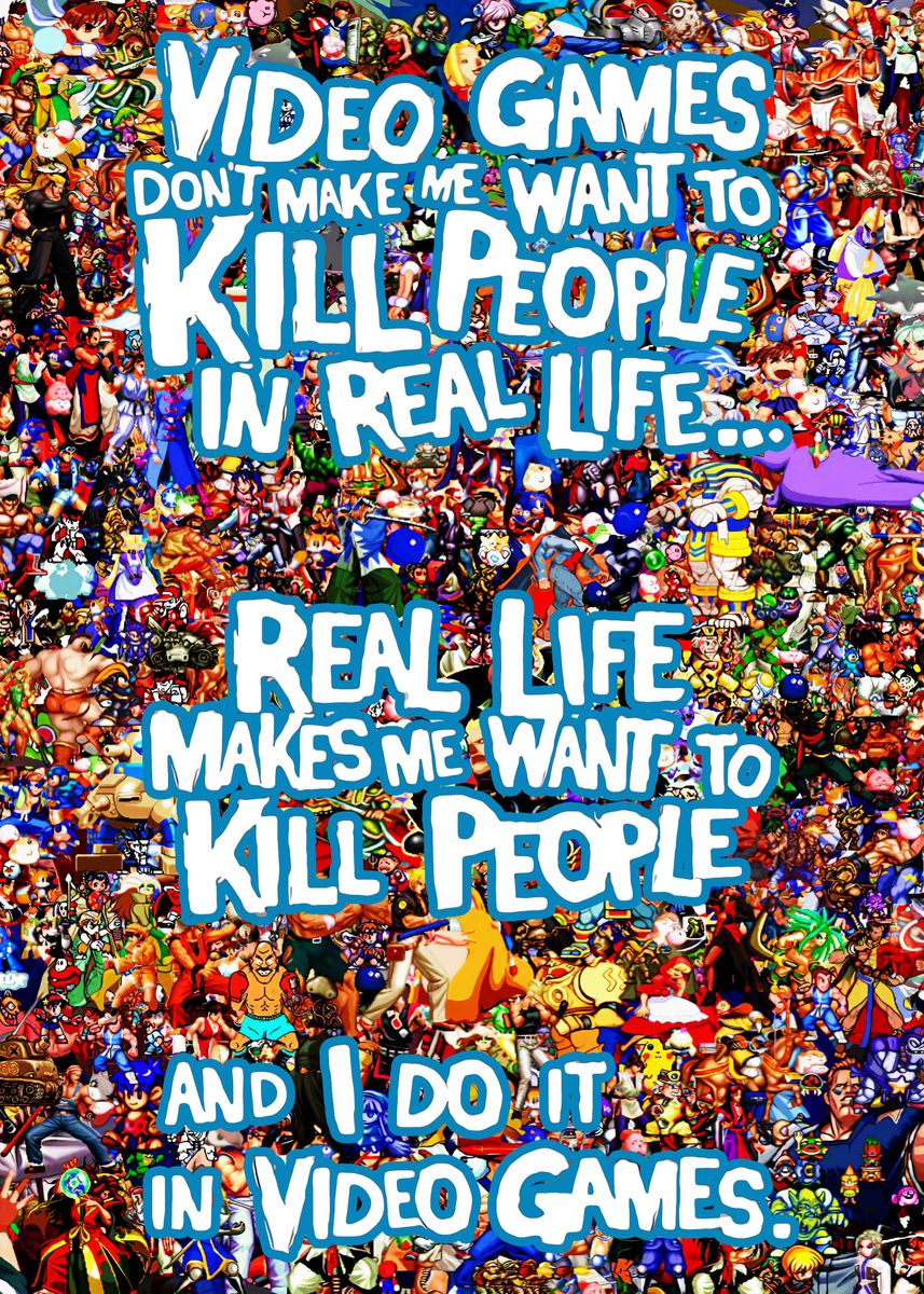 'gaming word' Poster, picture, metal print, paint by geeks holic | Displate