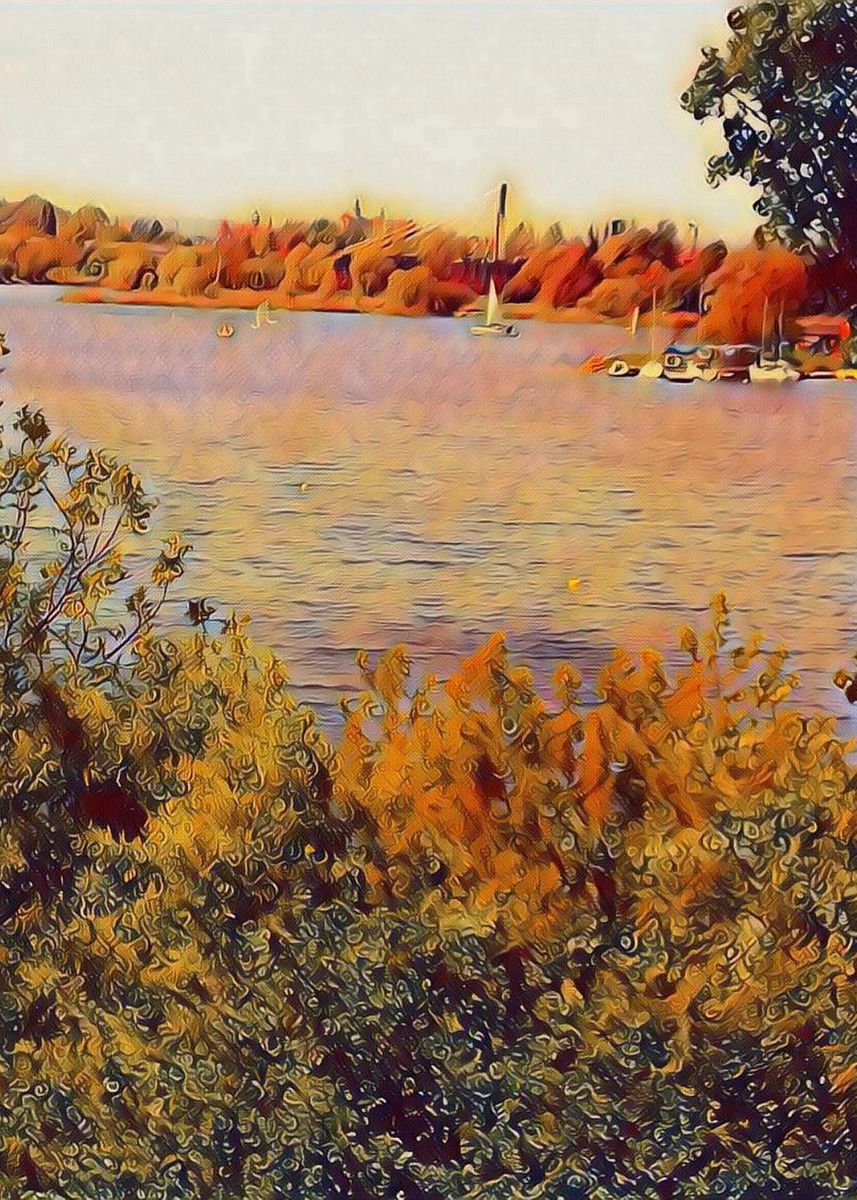 'Bagry lake' Poster by Aida Czyrnek | Displate