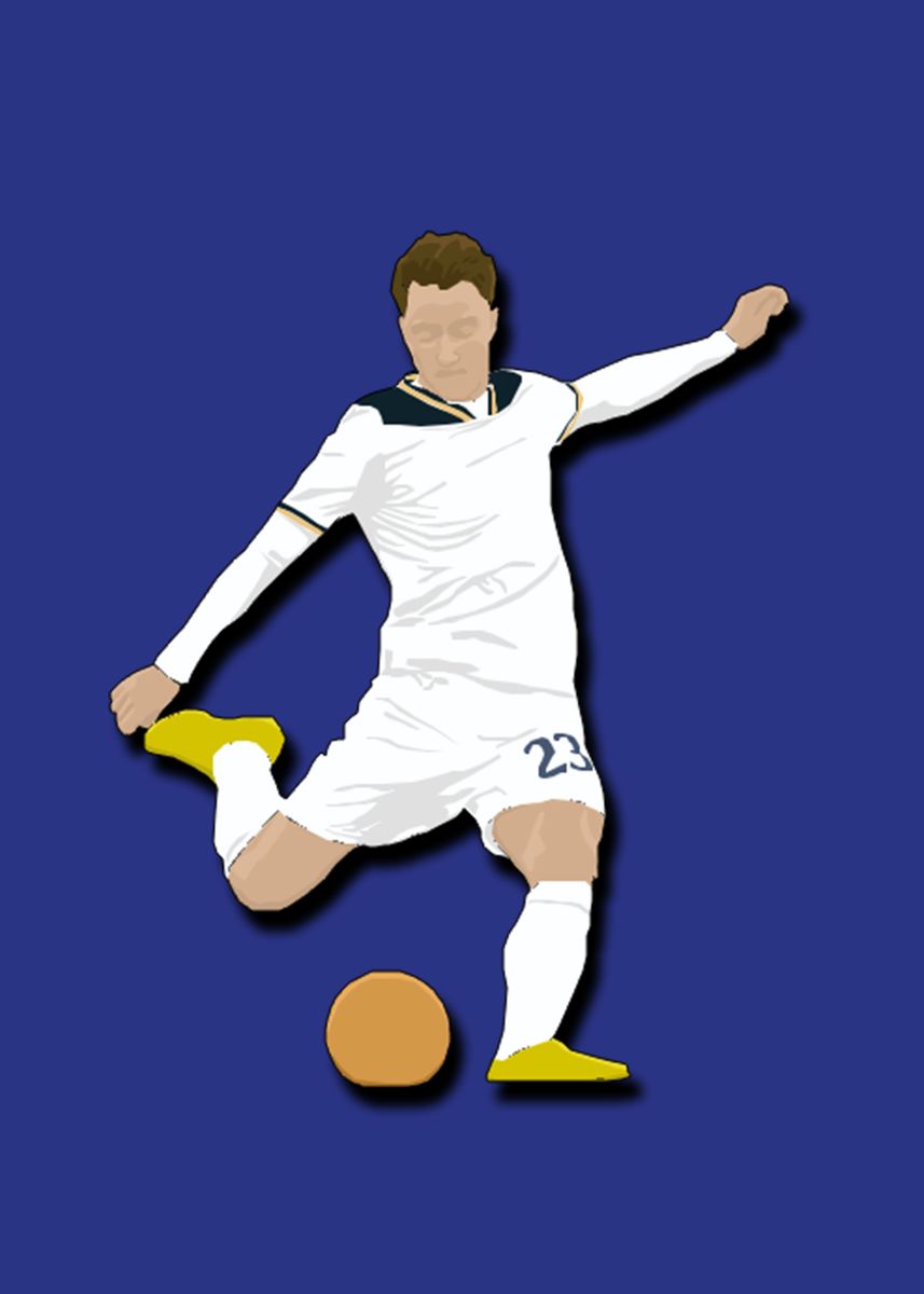 'Christian Eriksen ' Poster, picture, metal print, paint by Daniel ...