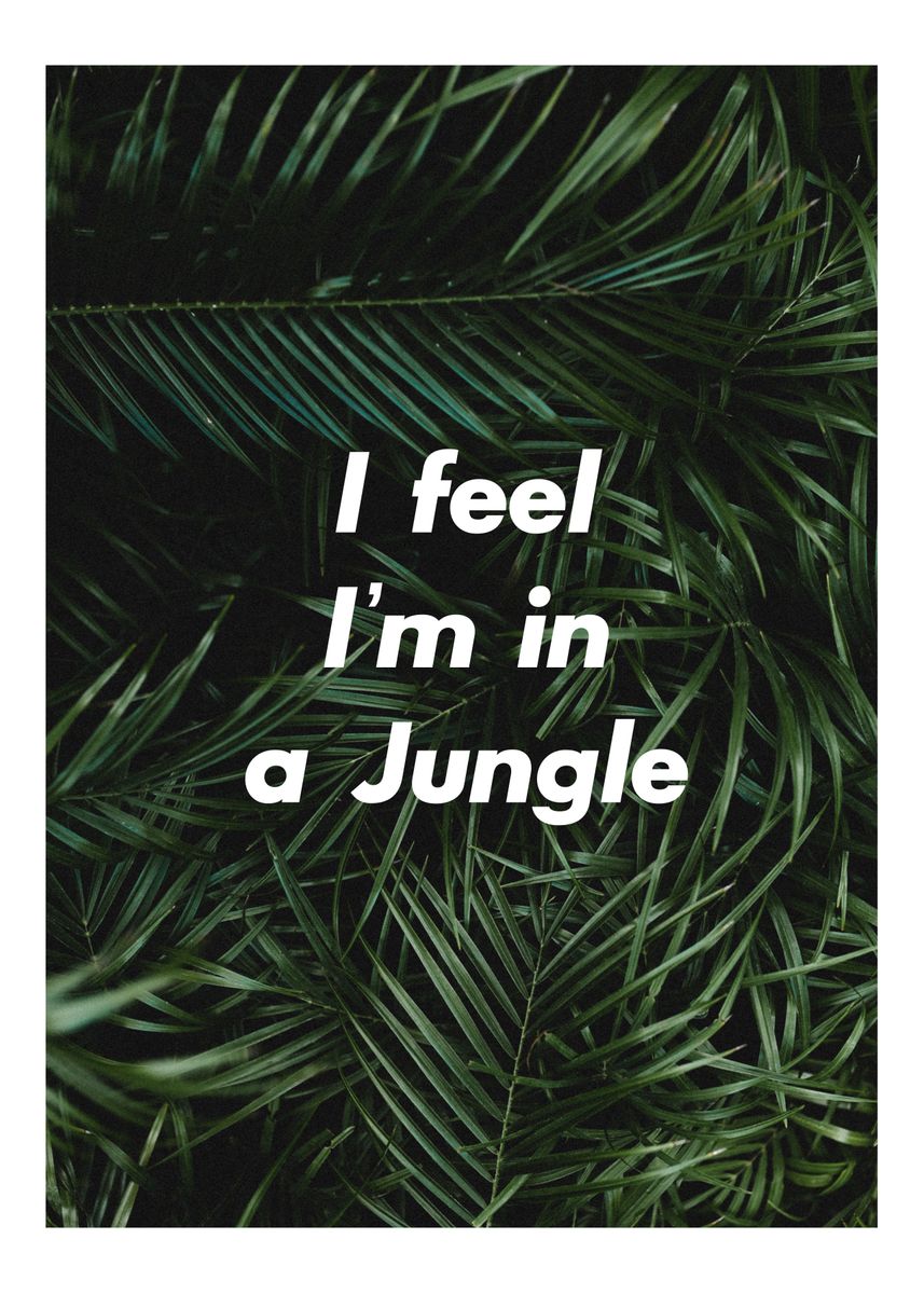 'i feel' Poster by BURRY Nature Photos | Displate