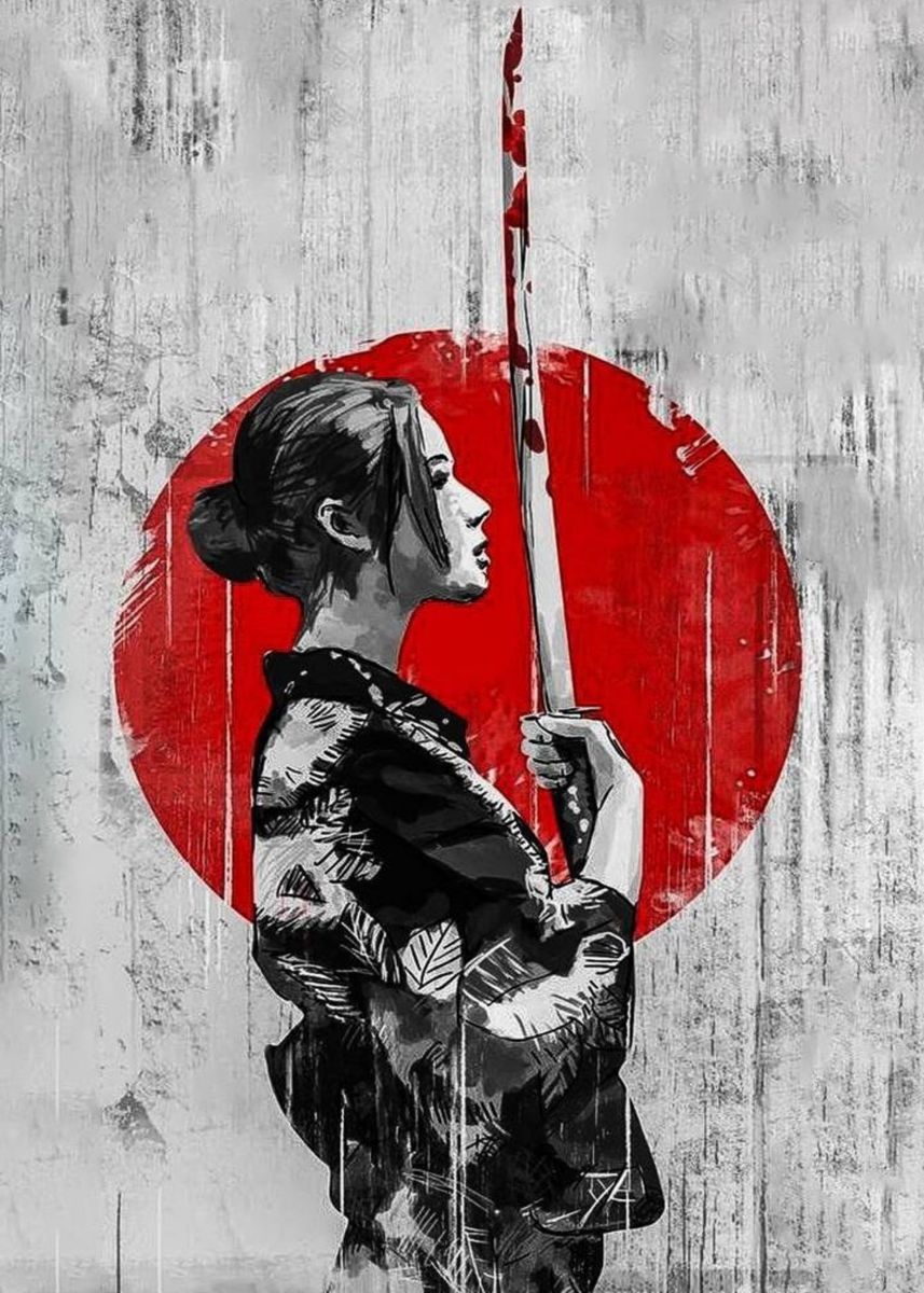 'Bushi' Poster, picture, metal print, paint by Dafa saga | Displate