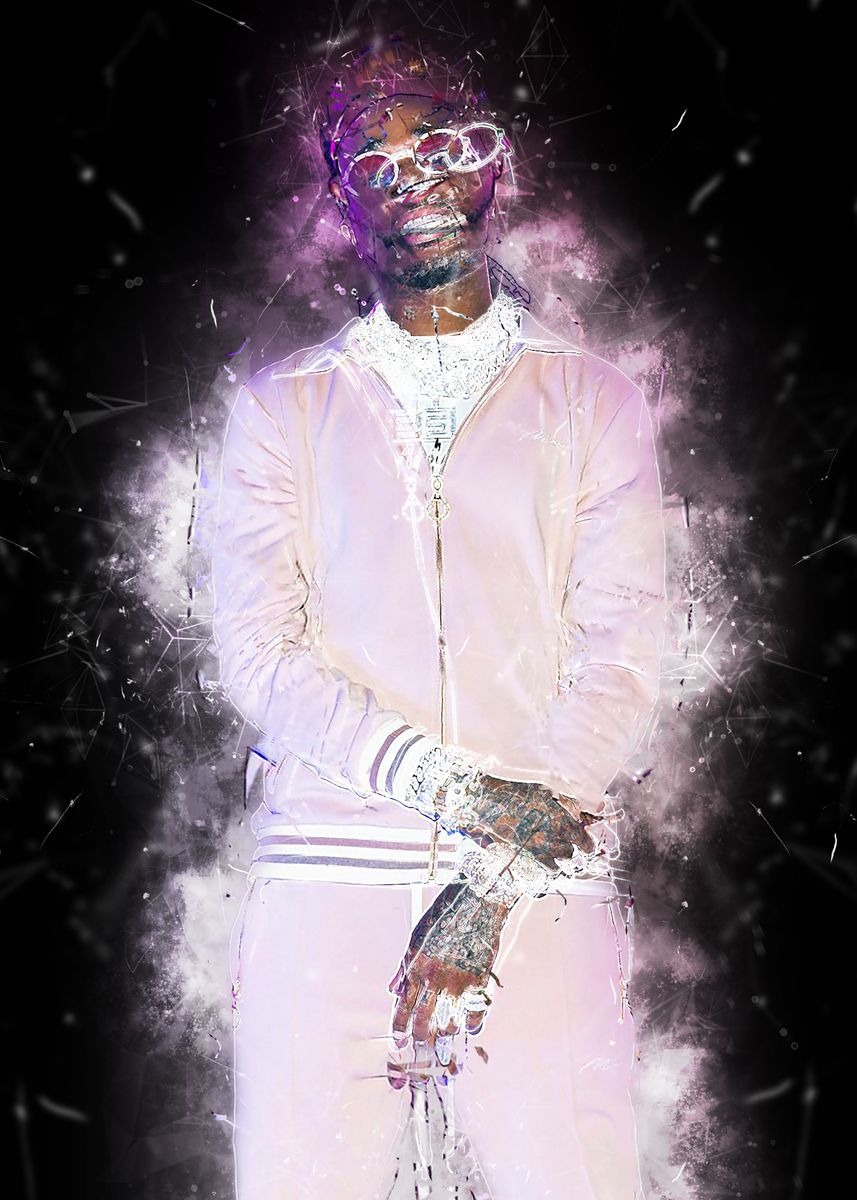 'Quavo' Poster, picture, metal print, paint by HISAN TEAM | Displate