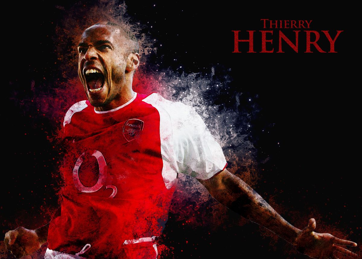 'Thierry Henry' Poster by MIKHA ART | Displate