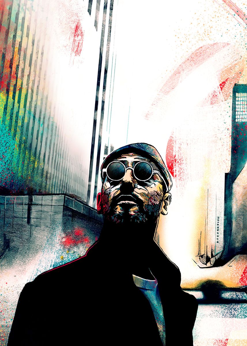'Leon The Professional' Poster, picture, metal print, paint by Jack ...