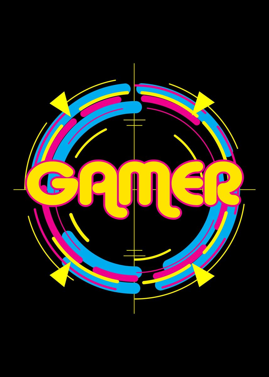 'Gamer' Poster, picture, metal print, paint by O G | Displate