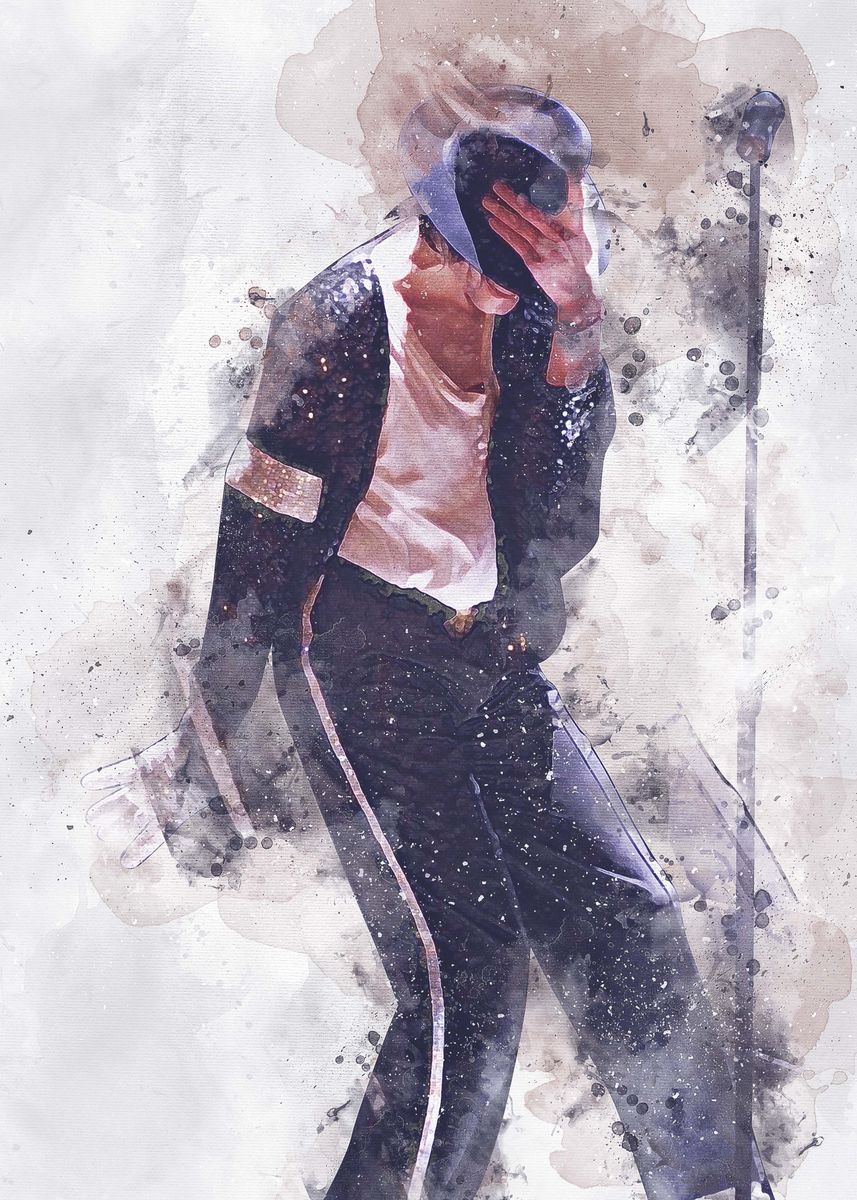 'Michael Jackson' Poster, picture, metal print, paint by San ...