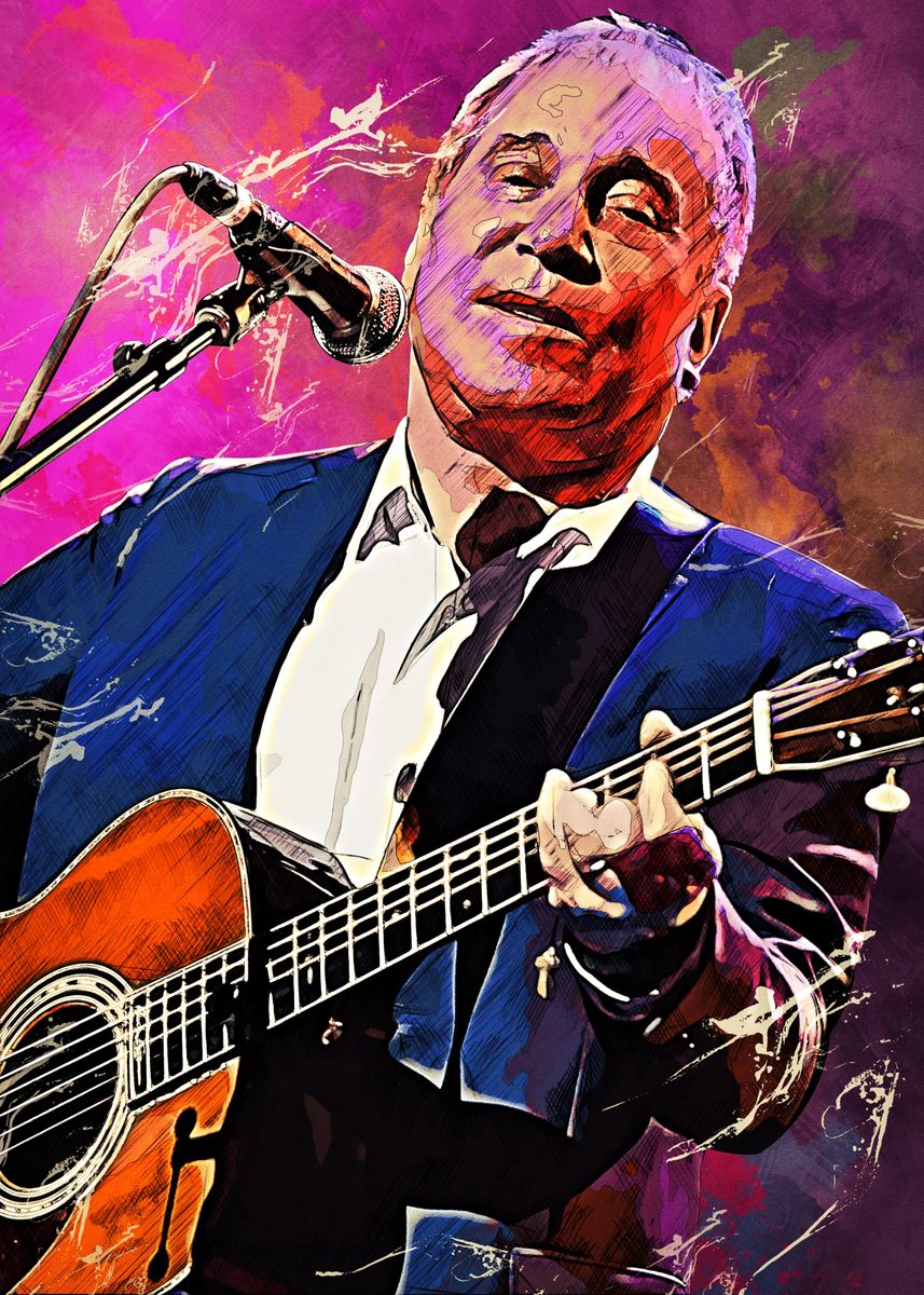 'PAUL SIMON' Poster by MoveUp | Displate