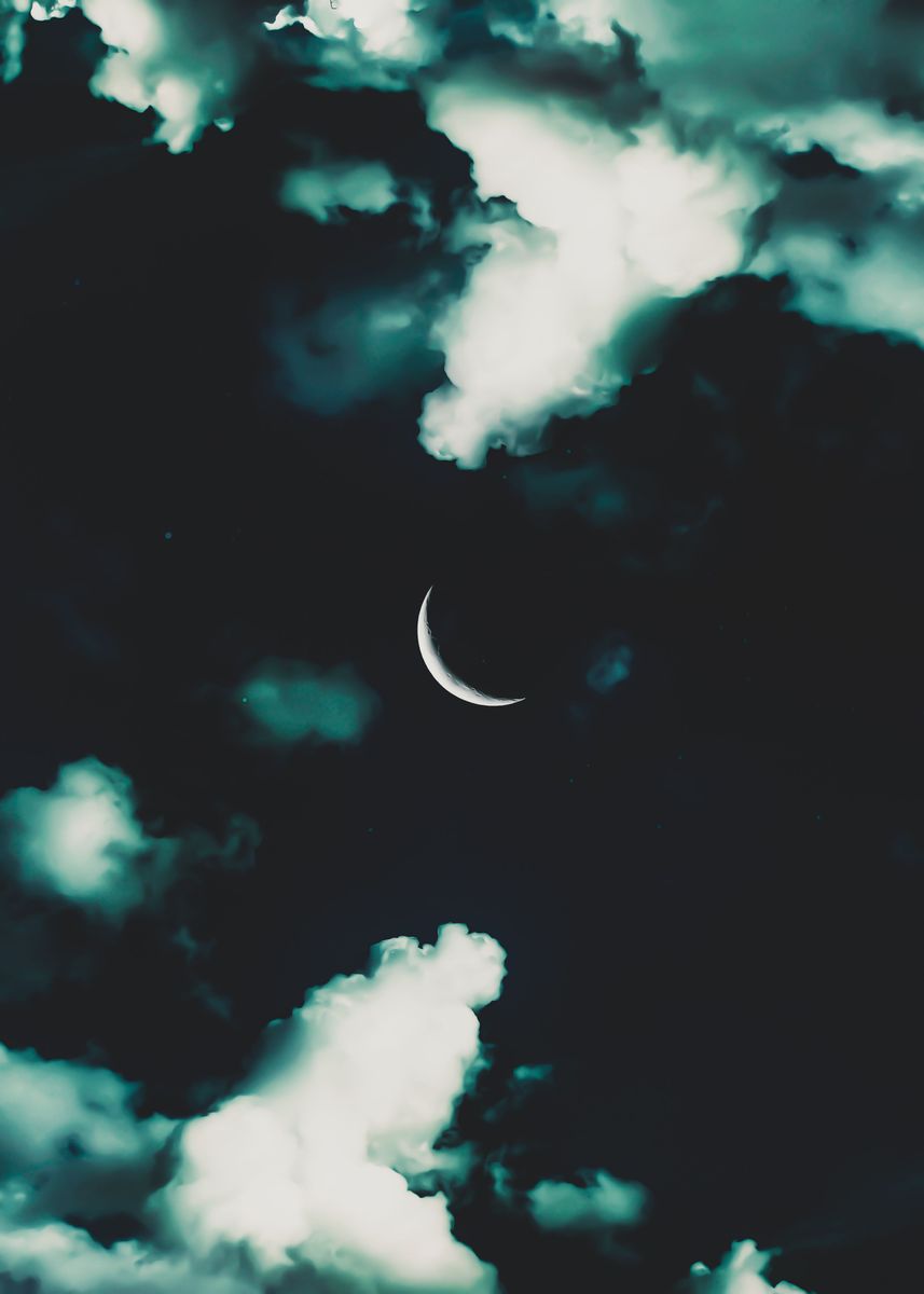 'Moon' Poster by Diego The Designer | Displate