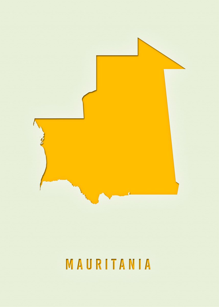'MAURITANIA' Poster, picture, metal print, paint by Zero Nine | Displate