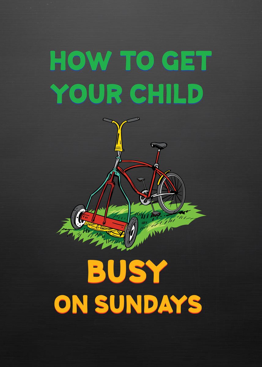 'Funny Parenting Tip' Poster, picture, metal print, paint by Biglui ...
