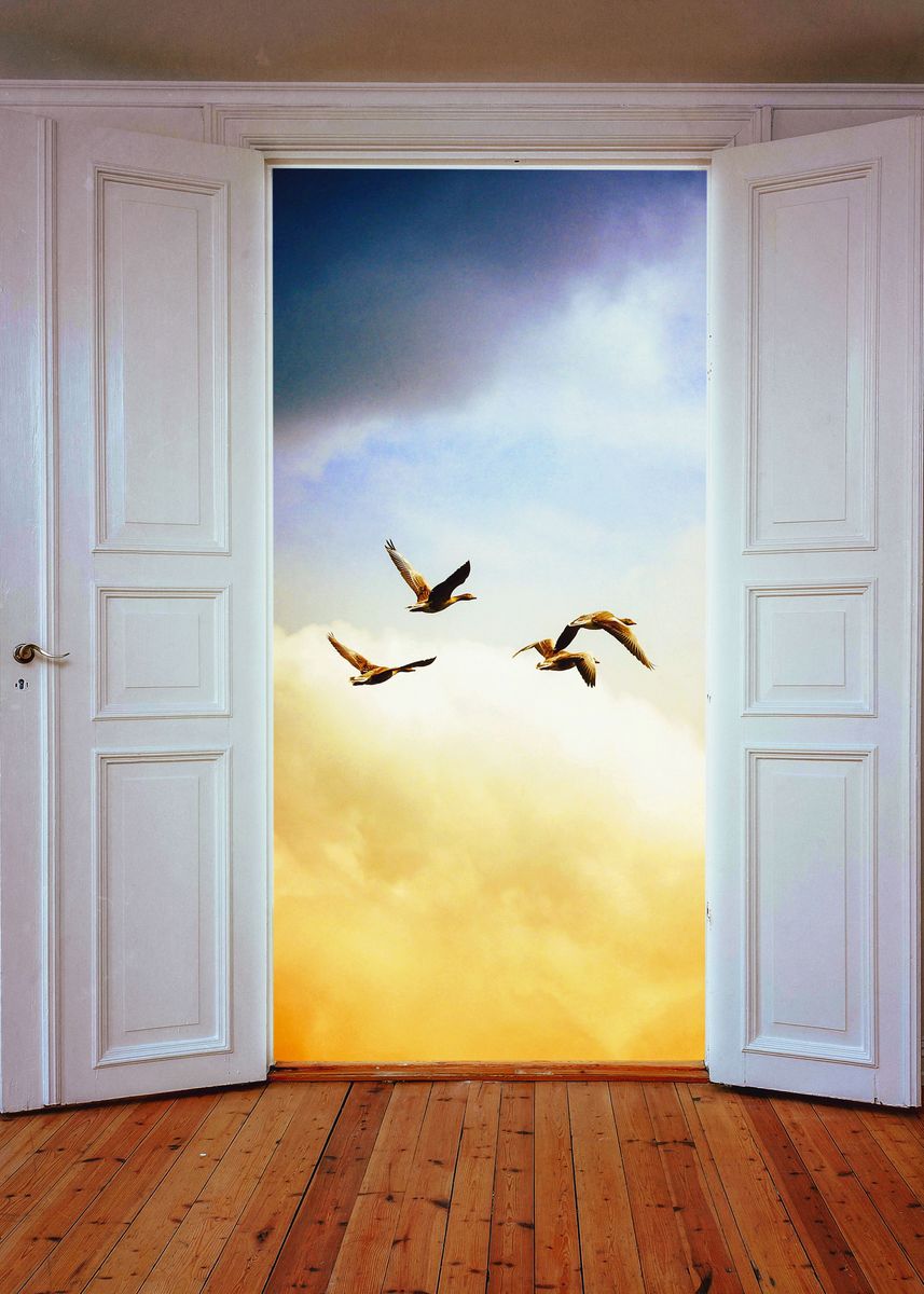 'Unlocked' Poster, picture, metal print, paint by seam less | Displate