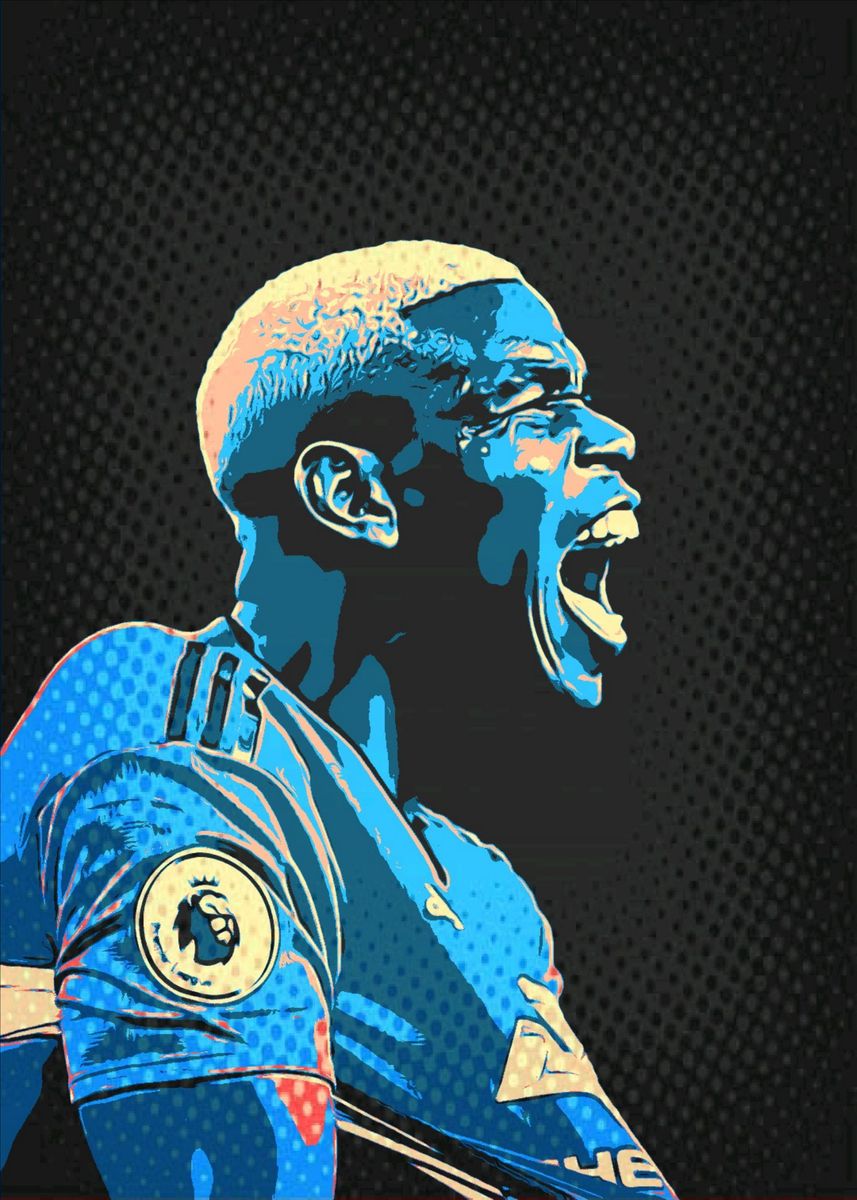 'paul pogba ' Poster by Sevin Yoga | Displate