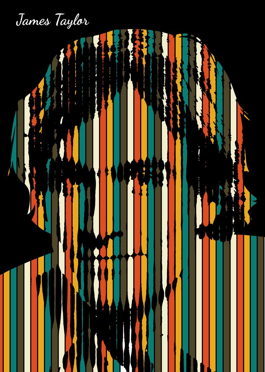 'James Taylor' Poster, picture, metal print, paint by Yusuf Dedi Wijaya ...