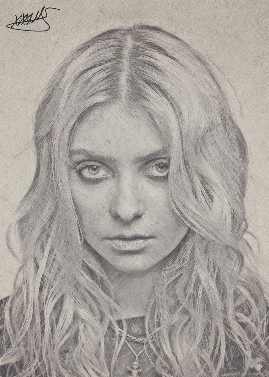 'Taylor Momsen' Poster, picture, metal print, paint by John Smith ...