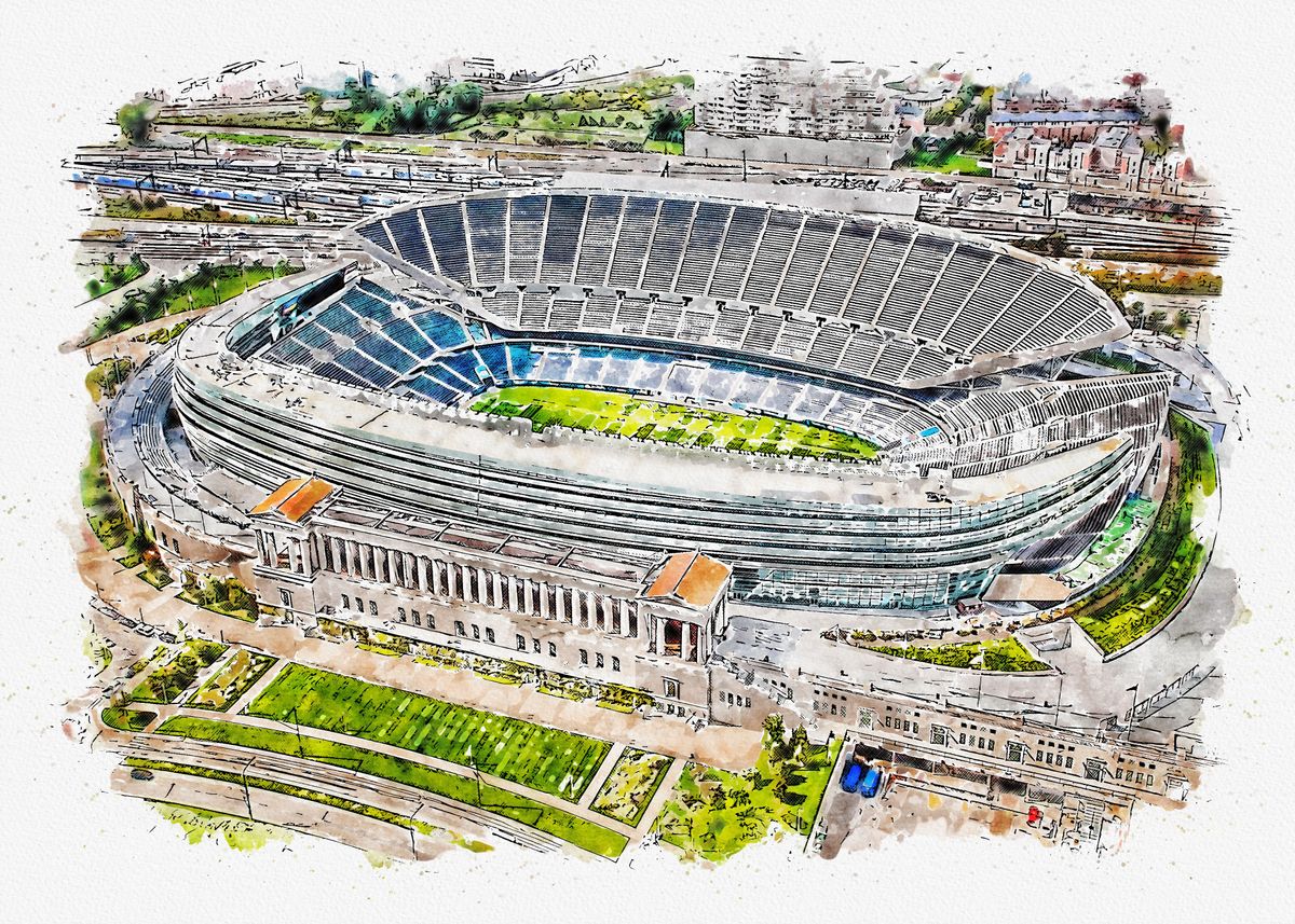 'Soldier Field' Poster by tabysra | Displate