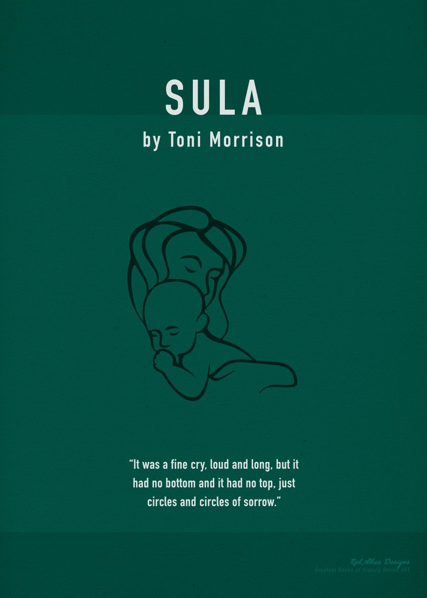 'Sula Book Art ' Poster, picture, metal print, paint by Design Turnpike ...