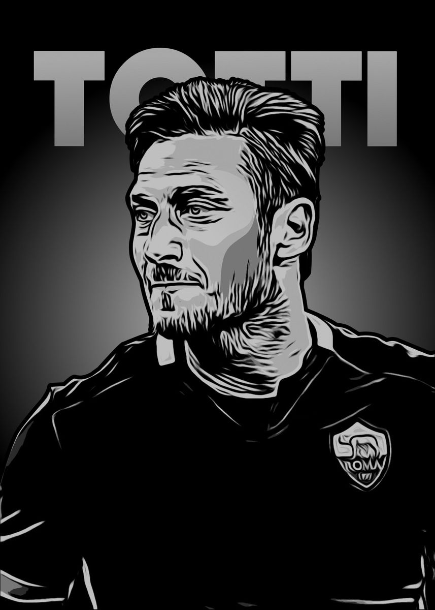 'Francesco Totti' Poster, picture, metal print, paint by Miracle Studio ...
