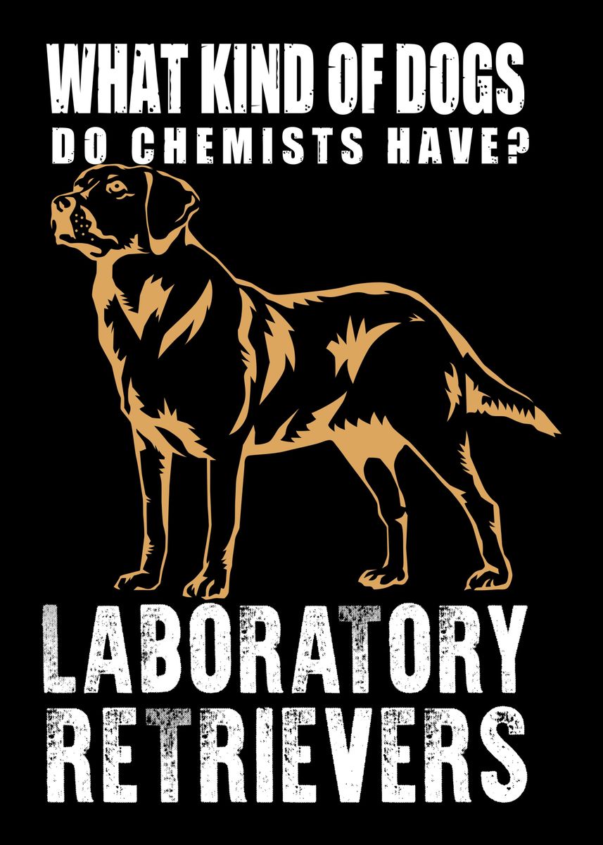 'Chemists dog' Poster, picture, metal print, paint by TheSpezialBrand ...