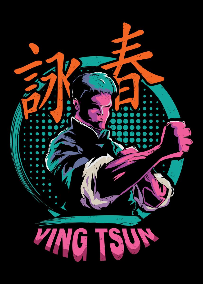 'Ving Tsun Kung Fu' Poster, picture, metal print, paint by O G | Displate