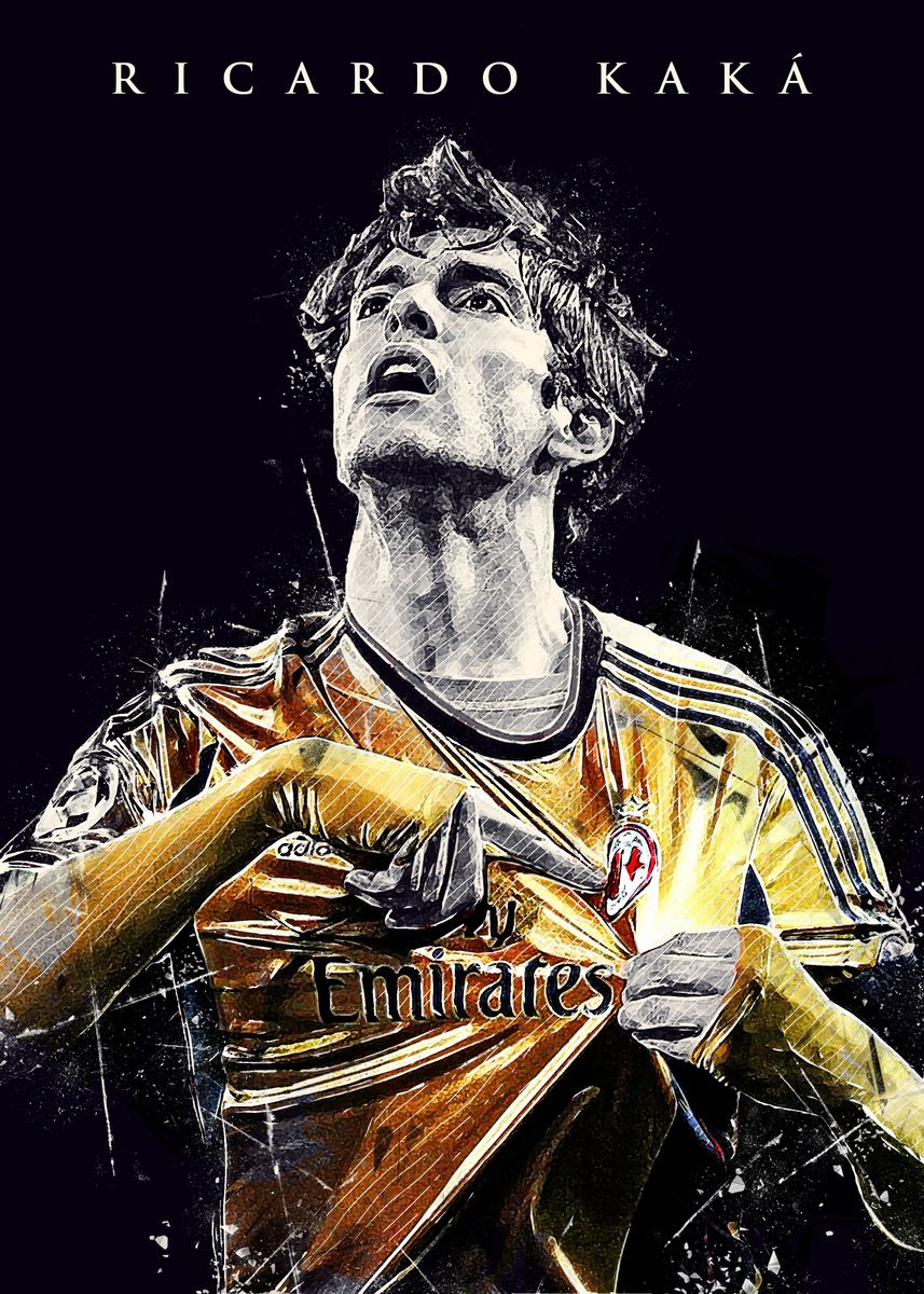 'Ricardo Kaka' Poster, picture, metal print, paint by The Sulung | Displate