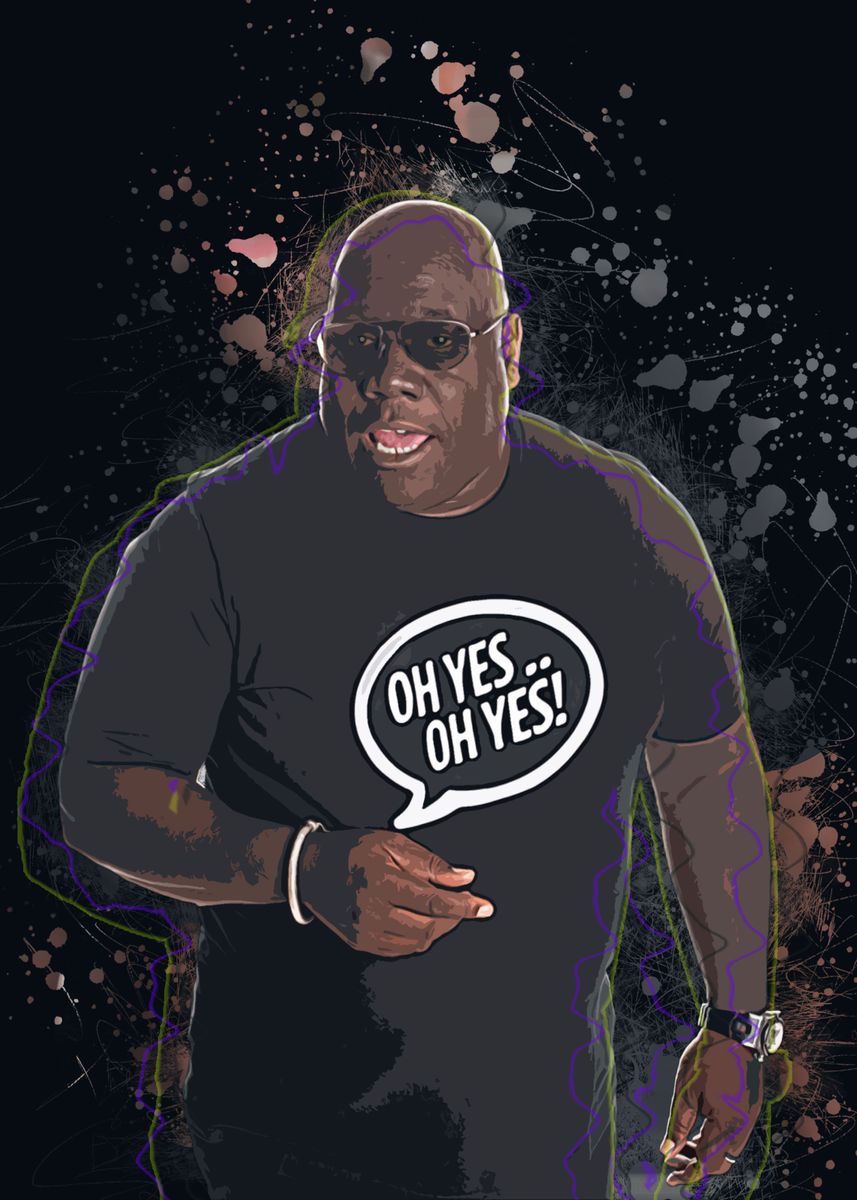 'Carl Cox' Poster, picture, metal print, paint by MDA STUDIO | Displate