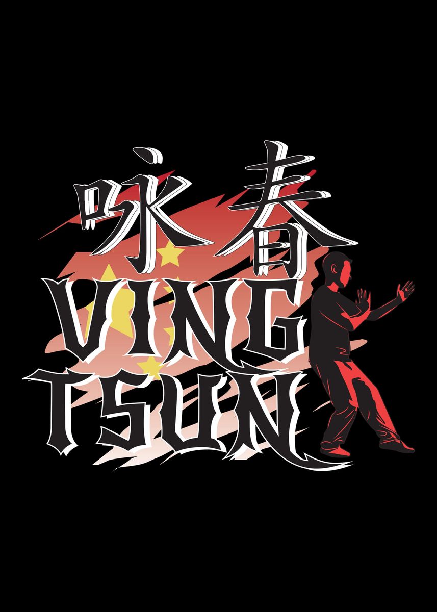 'Ving Tsun Kung Fu' Poster, picture, metal print, paint by O G | Displate