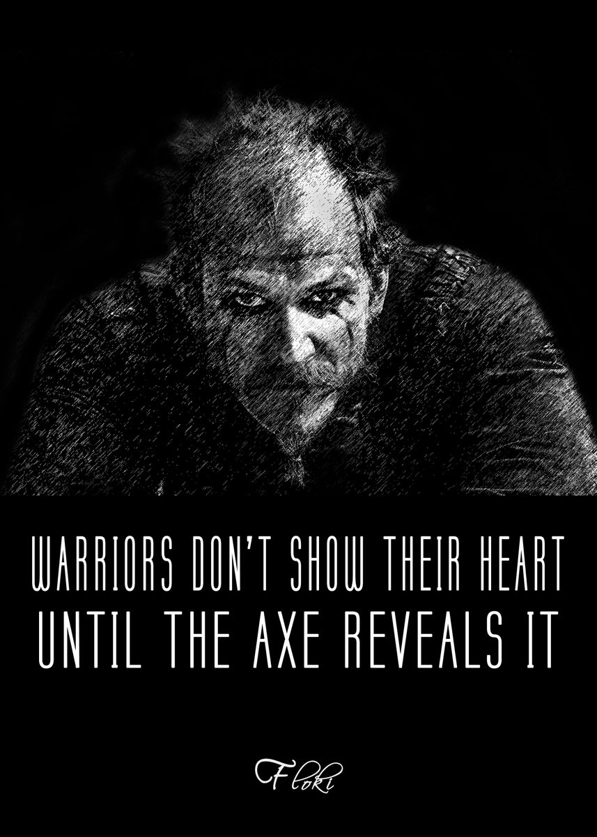 'Floki ' Poster, picture, metal print, paint by DesignerMind | Displate