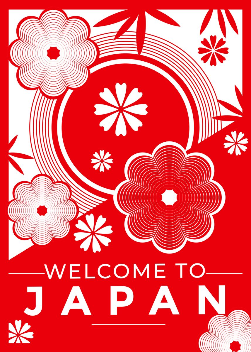 'Welcome To Japan Travel' Poster by to42 | Displate