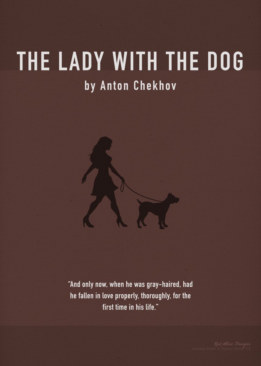 'The Lady with The Dog' Poster by Design Turnpike | Displate