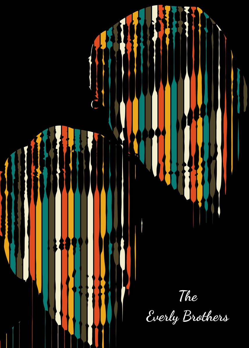 'The Everly Brothers' Poster, picture, metal print, paint by Yusuf Dedi ...