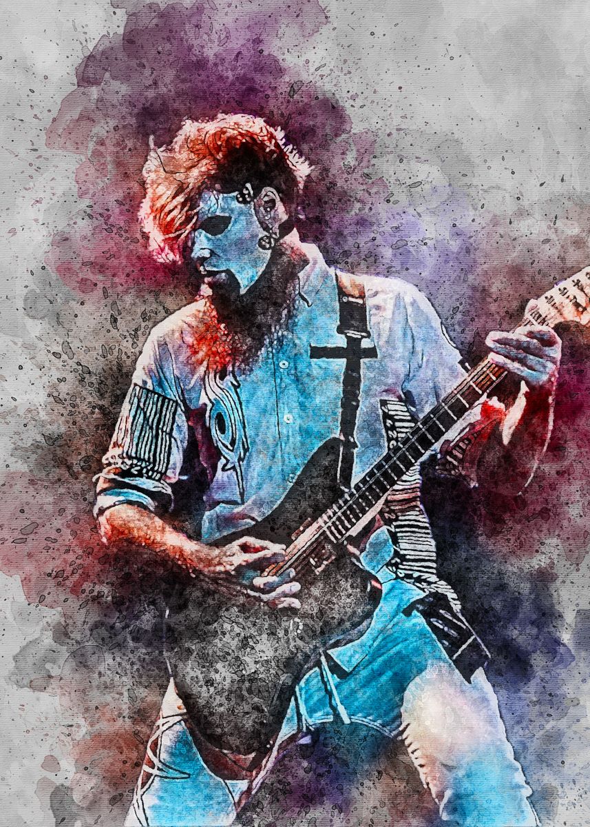 'James Root' Poster, picture, metal print, paint by BFM STUDIO | Displate