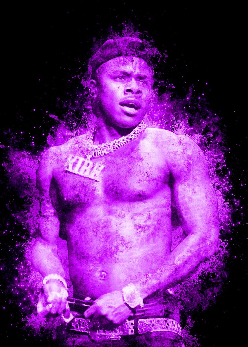 'dababy' Poster, picture, metal print, paint by PURPLE Team | Displate