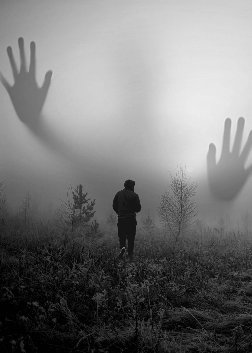 'Fear' Poster, picture, metal print, paint by Herri Susanto | Displate